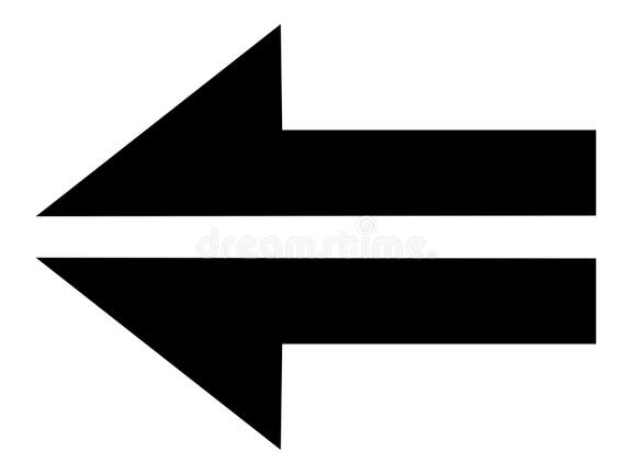 Arrow with middle cut stock illustration. Illustration of text - 371968173