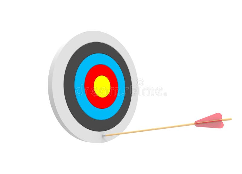 Arrow stock illustration. Illustration of yellow, give - 82235165