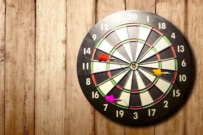 Arrow Missing the Target in the Darts Stock Image - Image of fail ...