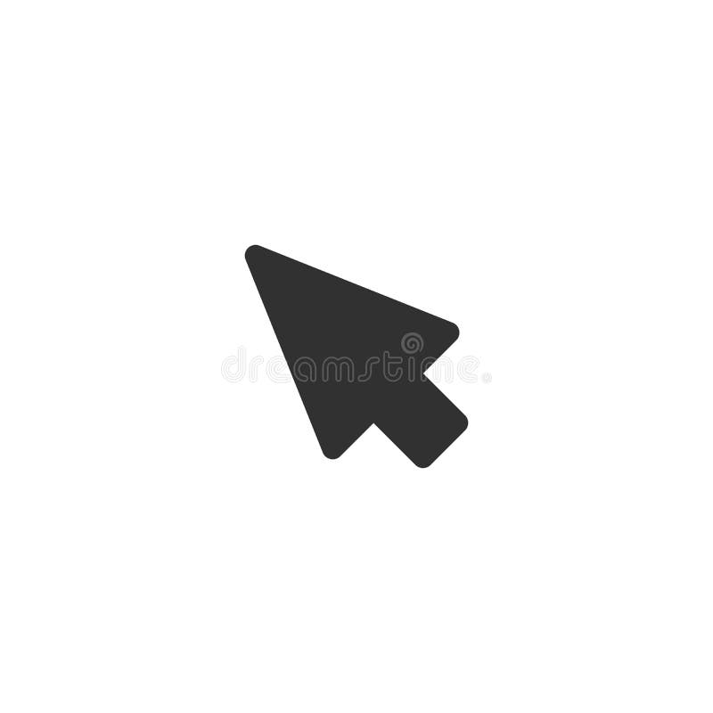 Cursor Icon. Modern Design Flat Style Icon With Linear Design. From ...