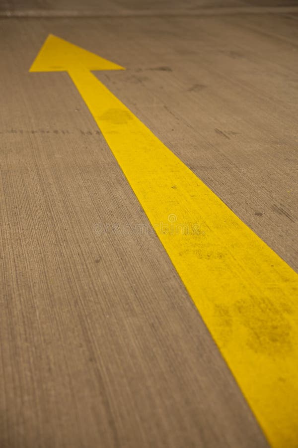 Yellow parking lot lines stock image. Image of place - 15740615