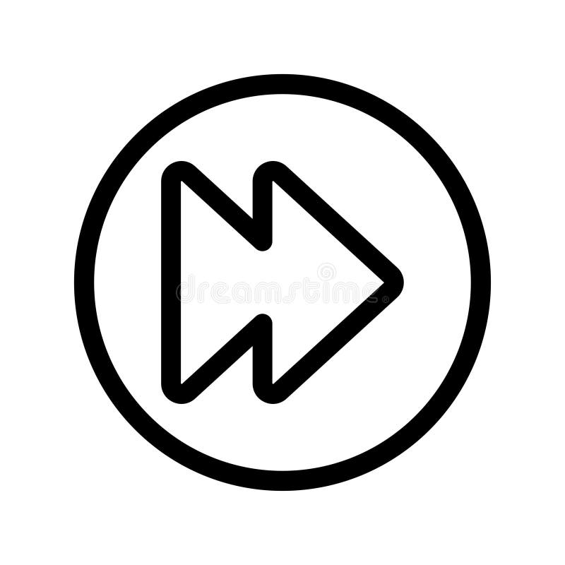 Arrow, next icon stock vector. Illustration of meticulously - 219805992