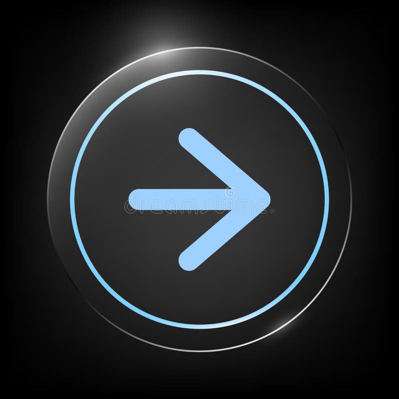 Arrow next icon stock vector. Illustration of upload - 116471810