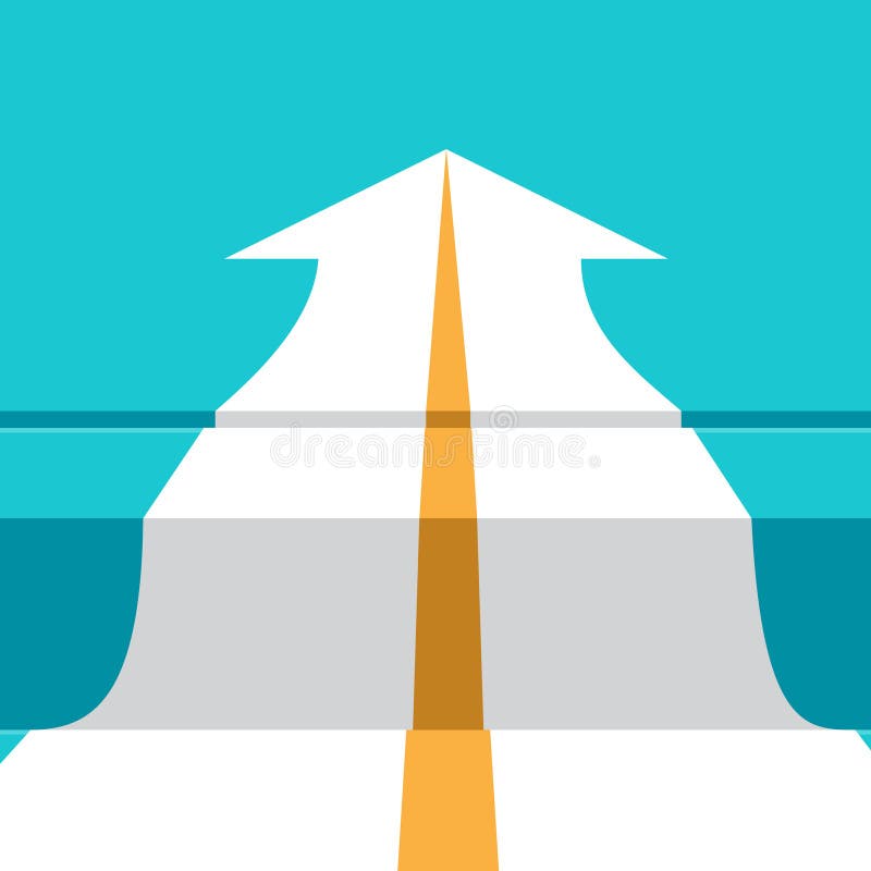 Arrow Over Chasm - Abyss, Success Symbol Stock Vector - Illustration of ...