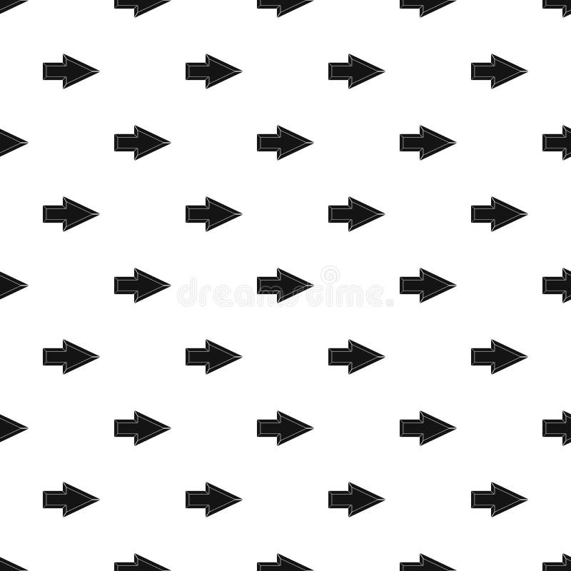 Arrow Pattern, Simple Style Stock Vector - Illustration of circle ...