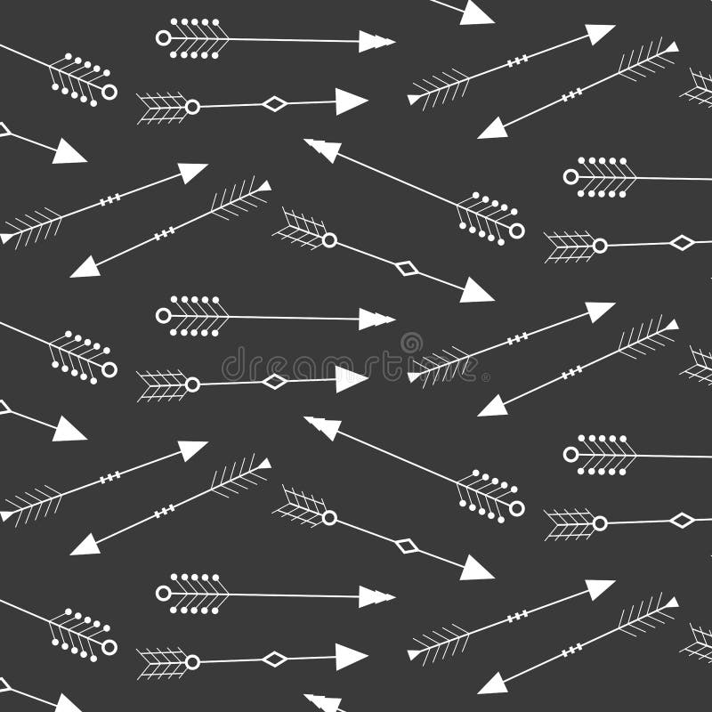 Arrow pattern stock vector. Illustration of native, abstract - 66957710