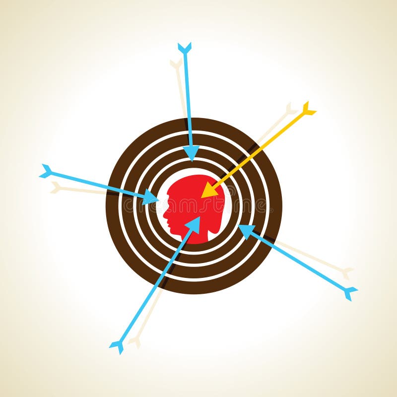 Focus concept stock illustration. Illustration of type - 15634769