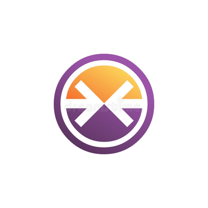 Arrow Pointer in Circle Symbol Stock Vector - Illustration of graphic ...