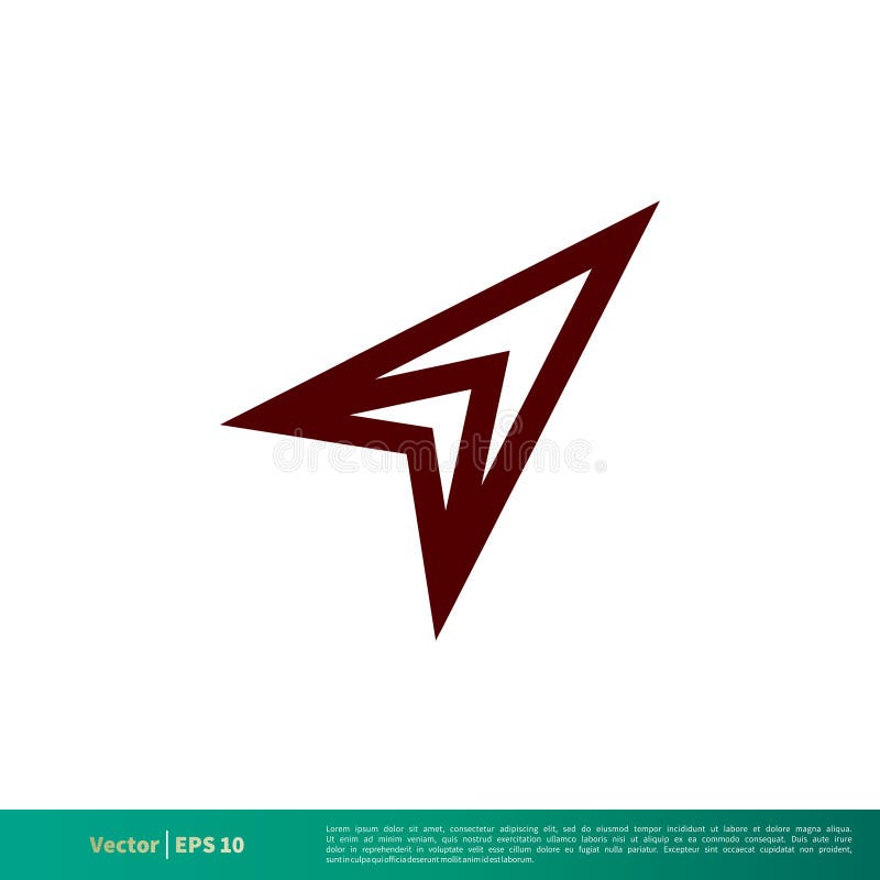 Arrow Pointer Icon Vector Logo Template Illustration Design. Vector EPS ...