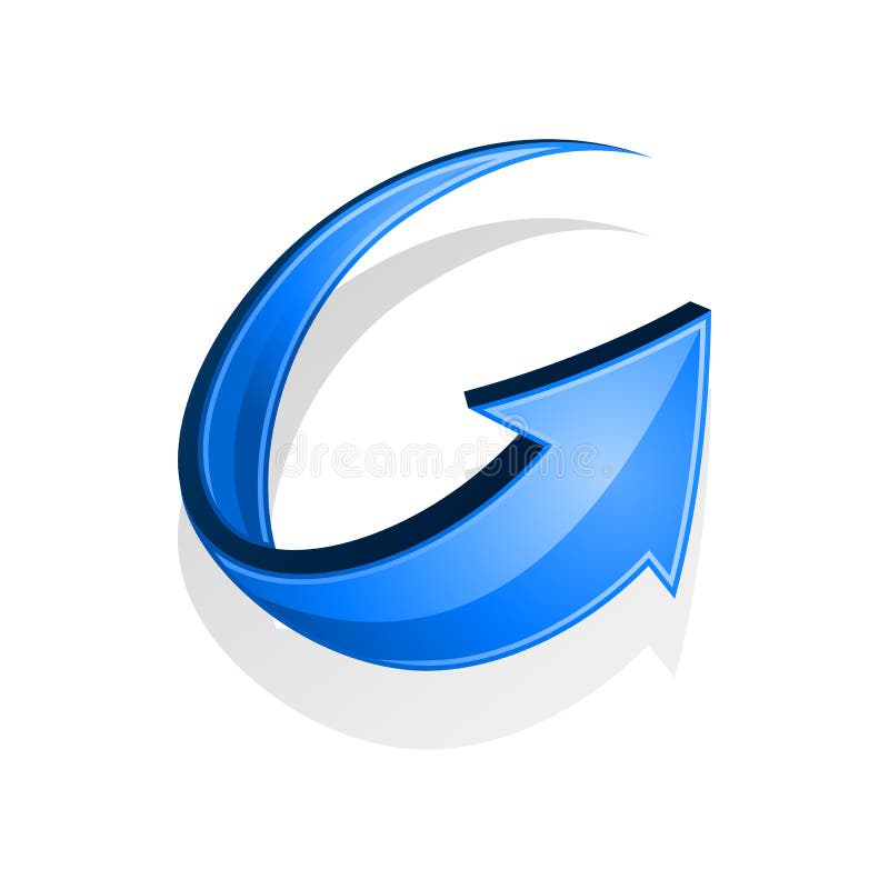 Arrow Pointer Isolated Direction Indicator Stock Vector - Illustration ...