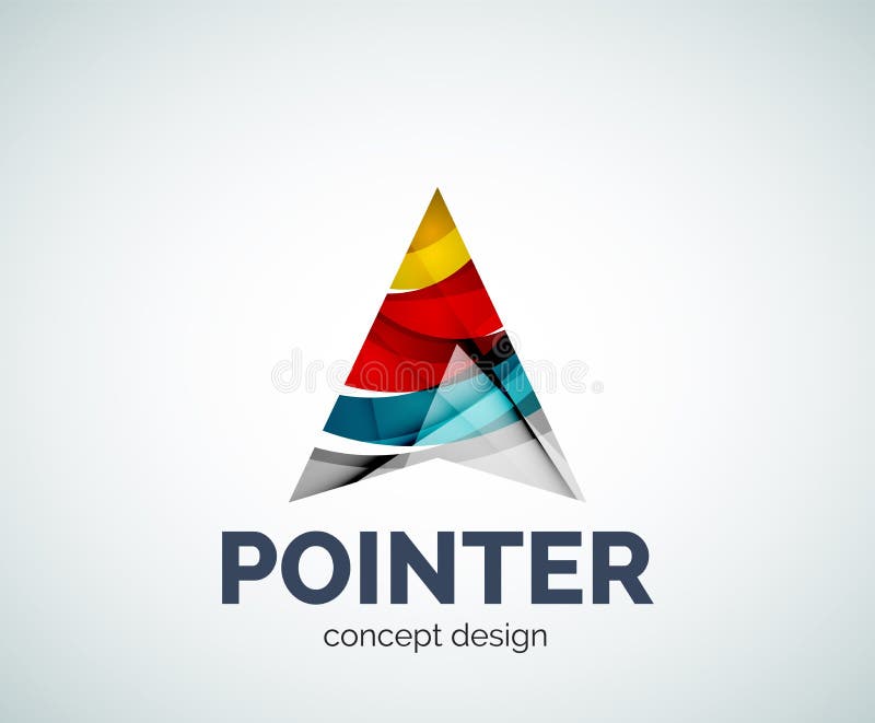 Arrow Pointer Logo Business Branding Icon Stock Vector - Illustration ...