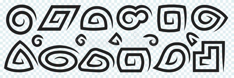 Arrow and Pointer Signs Set Stock Vector - Illustration of shape, right ...