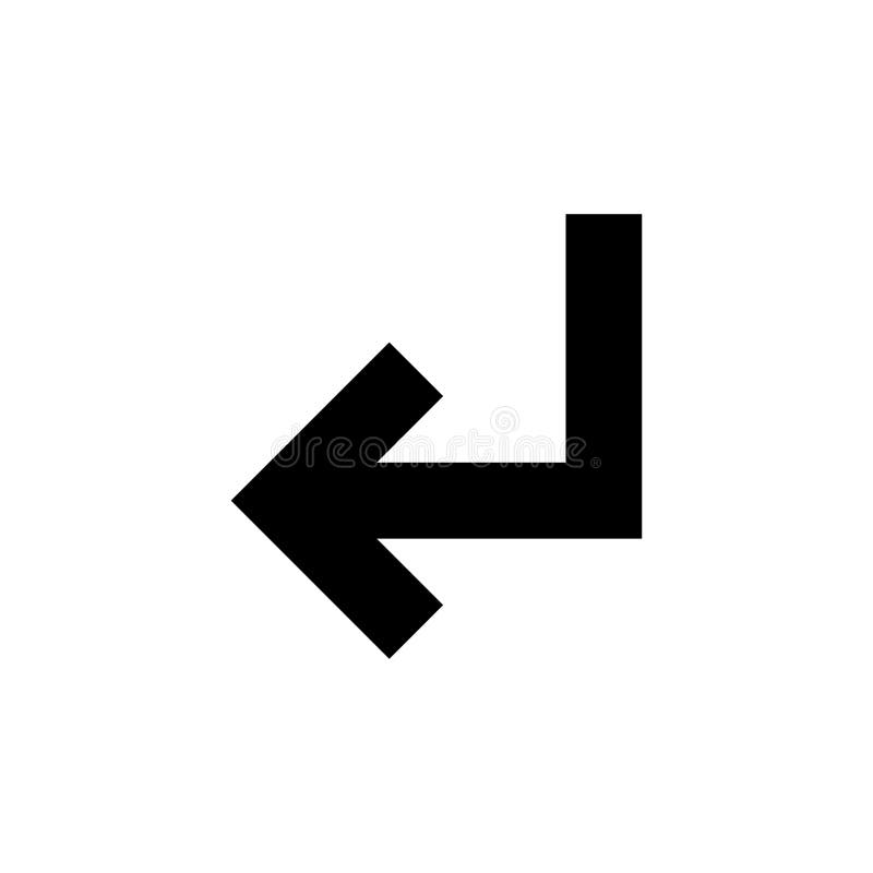 Black Arrow Pointing Down Stock Illustrations – 1,720 Black Arrow ...