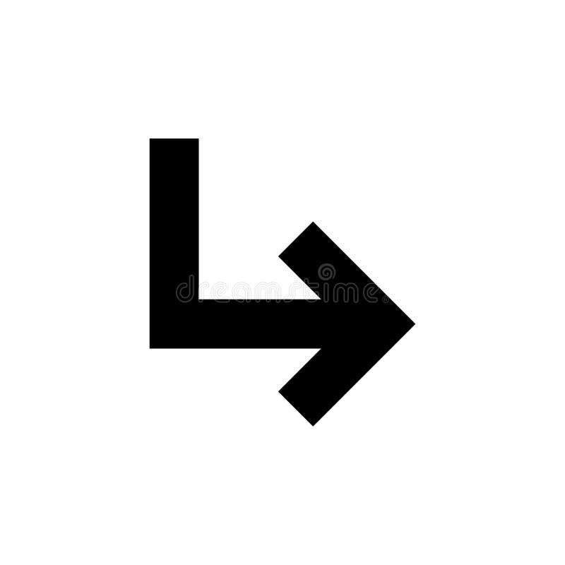 Black Arrow Pointing Down Stock Illustrations – 1,720 Black Arrow ...