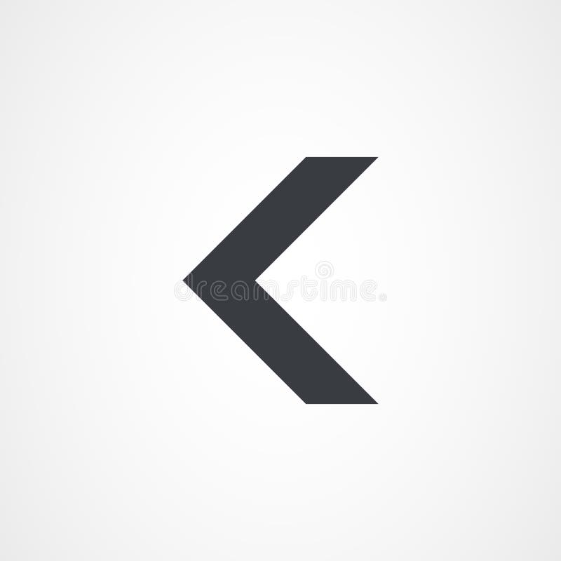 Arrow Pointing Left, Arrow Icon Stock Illustration - Illustration of ...