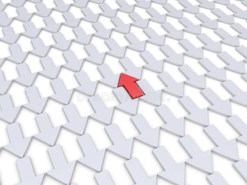 Arrows Pointing One Direction Stock Illustrations – 331 Arrows Pointing ...