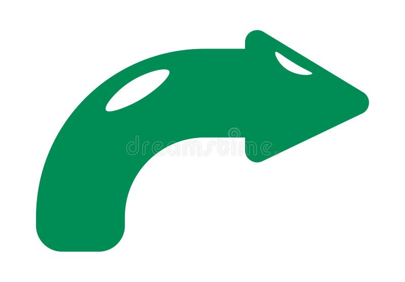 Arrow Pointing Right, Direction Icon or Navigation Stock Vector ...