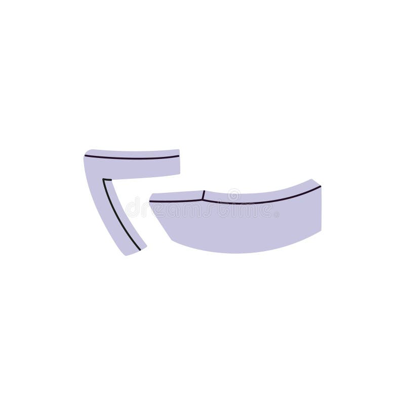 Arrow Pointing Turn To Left or Right Side. Geometric Shape, Line ...