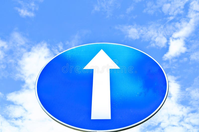Arrow Pointing Upwards - Business Concept - Stock Photo - Image of ...