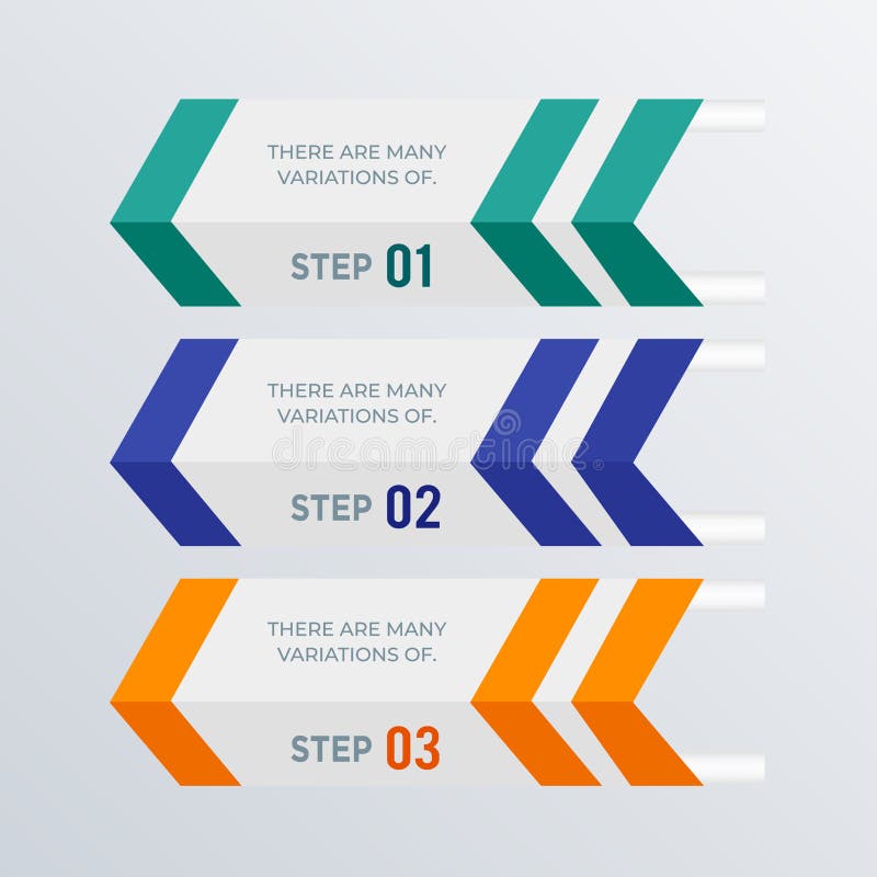 Arrow Process Infographics Template Design. Business Concept Infograph ...