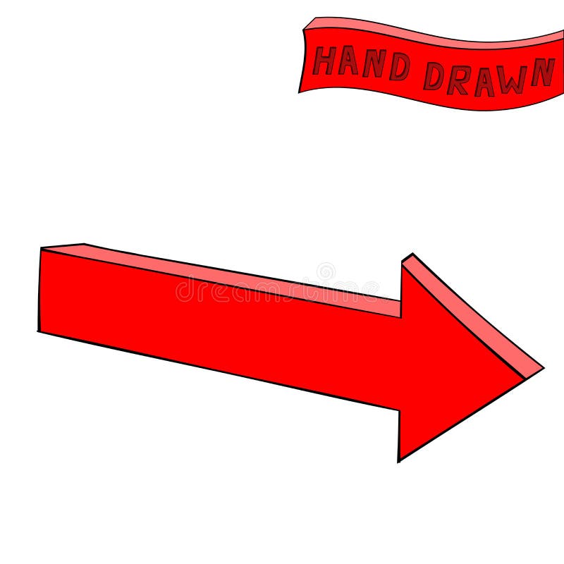 Arrow. Red Next sign stock vector. Illustration of symbol - 128091797