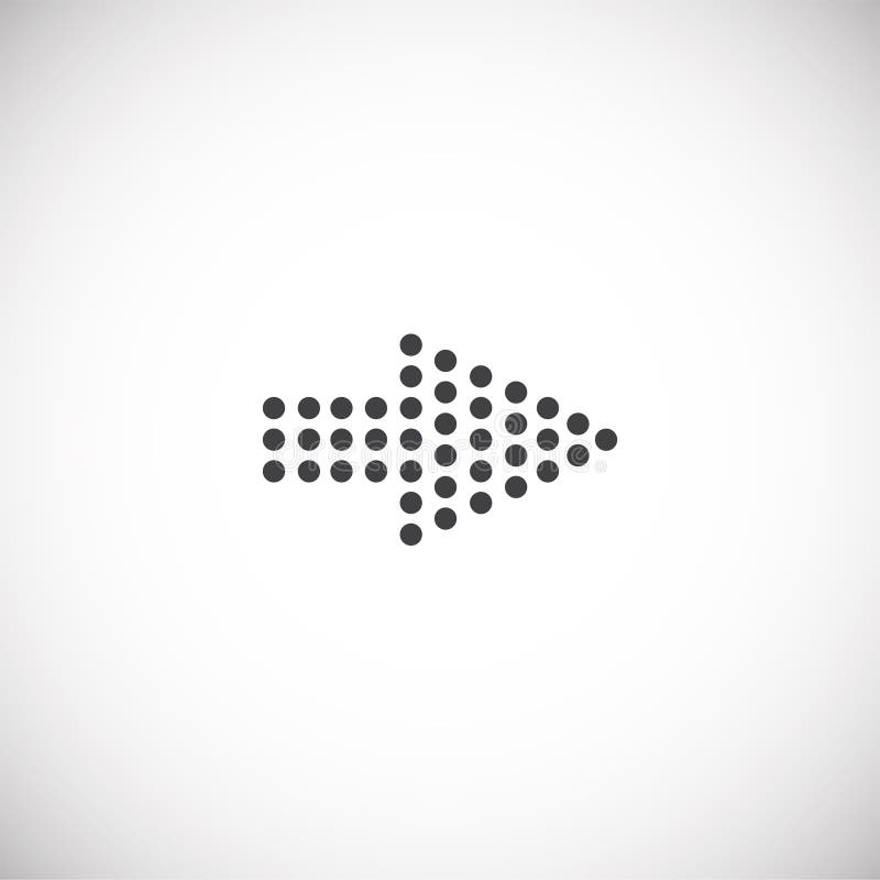 Arrow Related Icon on Background for Graphic and Web Design. Creative ...