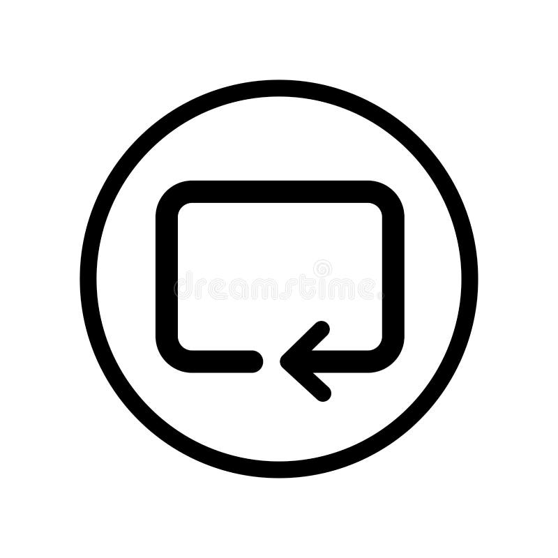 Repeat Icon Vector Isolated on White Background, Logo Concept of Stock ...