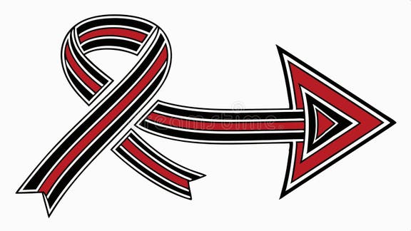 Arrow Ribbon, Direction and Forward Movement Symbol Vector Design ...