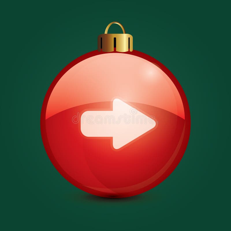 Arrow Right Button. Vector Illustration Decorative Design Stock Vector ...