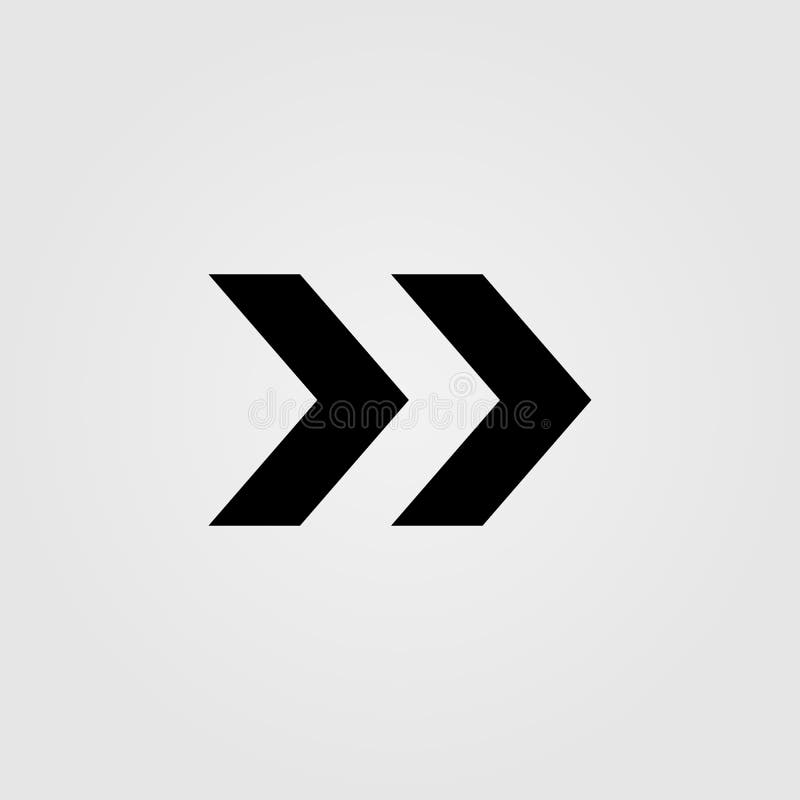 Multiple Arrow Direction Icon in Line Design Style. Abstract Vector ...