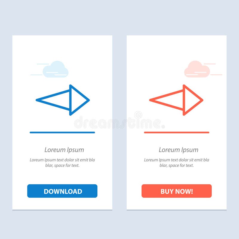 Arrow, Right, Next Blue and Red Download and Buy Now Web Widget Card ...
