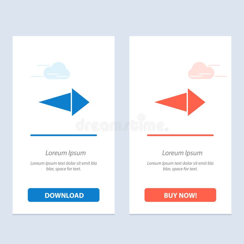 Arrow, Right, Next Blue and Red Download and Buy Now Web Widget Card ...