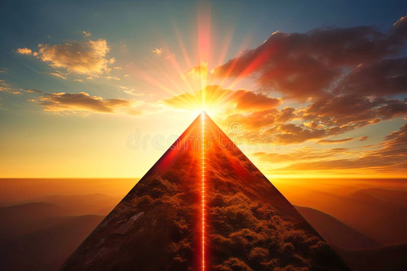 Arrow Rising High and Bright Rising Sun New Year Stock Photo - Image of ...