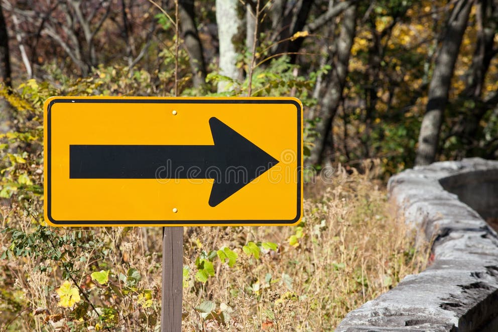 Arrow Road Sign stock photo. Image of direction, roadside - 16071670