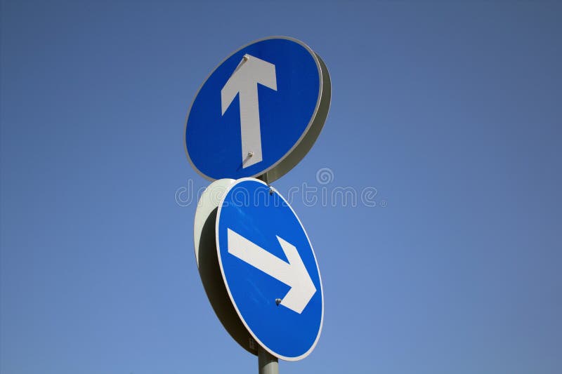 338 Arrow Road Sign Pointing Different Directions Stock Photos - Free ...