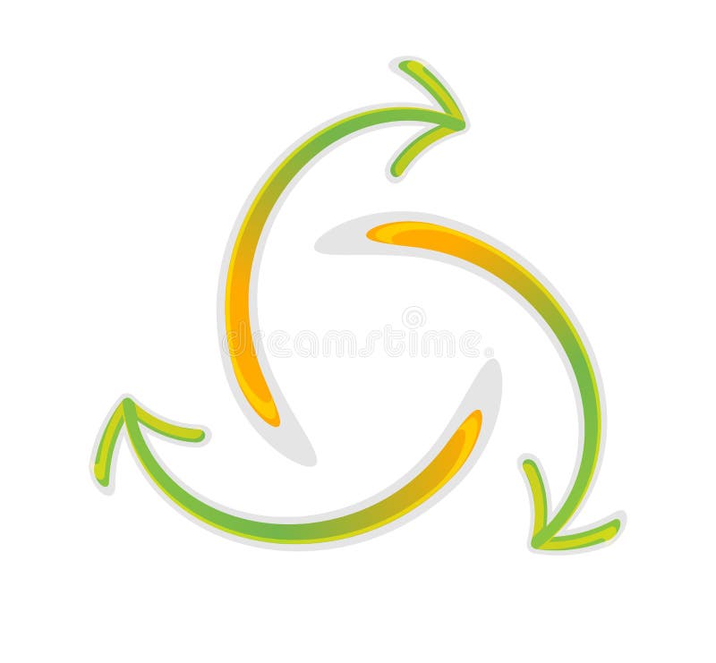 Arrow Rotate Icon stock illustration. Illustration of direction - 261157872