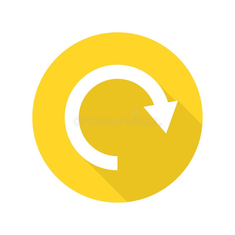 Arrow Round Icon Vector. Arrow Circle Recycle Design. Circle Arrow ...