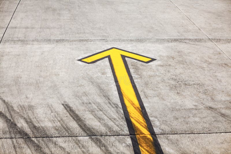 Arrow on the runway stock photo. Image of takeoff, wallpaper - 271035138