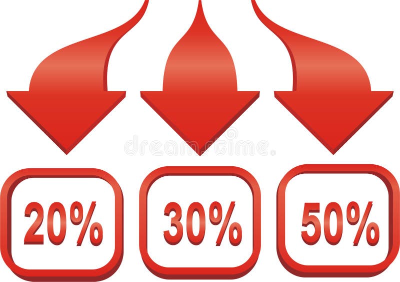 Arrow sale sticker stock vector. Illustration of badge - 26171323