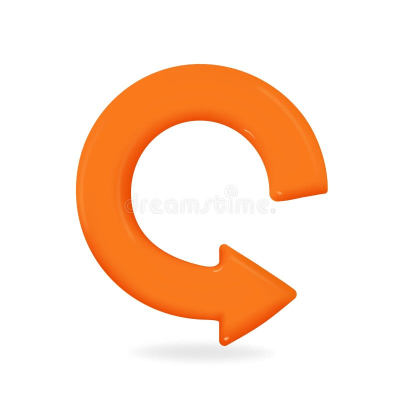 Arrow with Shadow. Vector Illustration Stock Vector - Illustration of ...