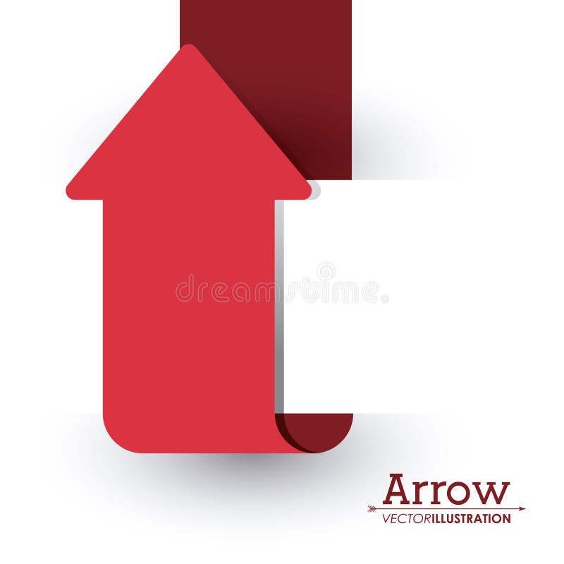 Arrow shape design stock vector. Illustration of refresh - 62206265