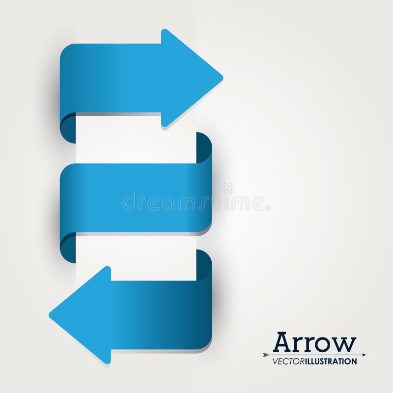 Arrow shape design stock vector. Illustration of connection - 62206287
