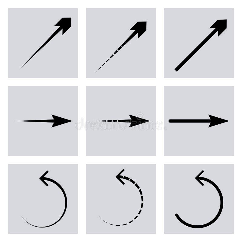 Arrow shape design stock vector. Illustration of pictogram - 62206311