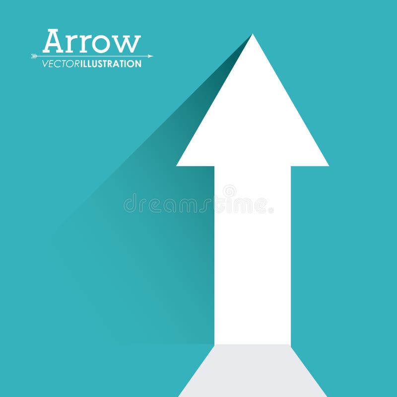 Arrow shape design stock vector. Illustration of arrowheads - 62206350