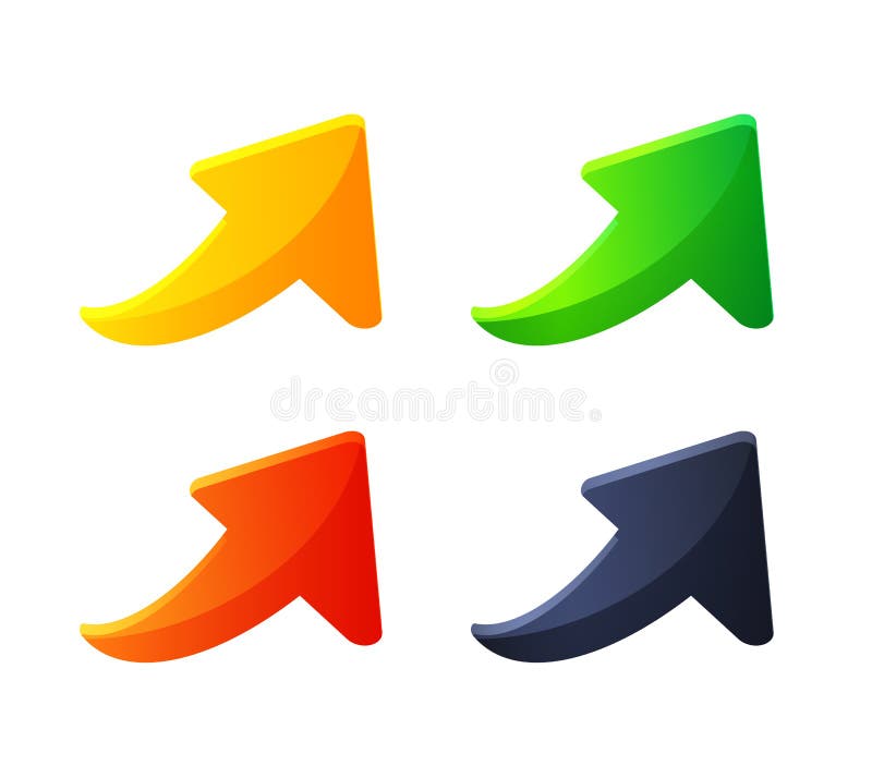 Arrow Shape Icon - Illustration Stock Vector - Illustration of squiggle ...
