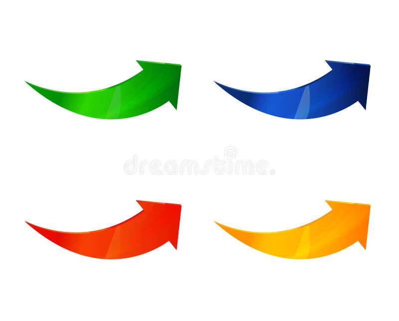 Arrow Shape Icon - Illustration Stock Vector - Illustration of leading ...