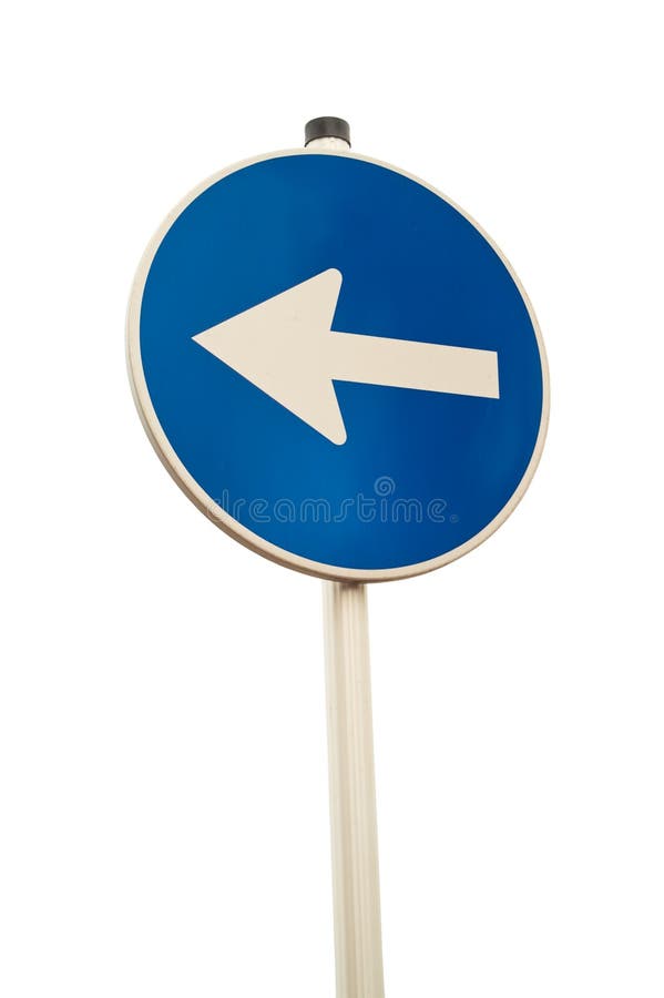 Arrow sign stock image. Image of isolated, metallic, vertical - 10807049