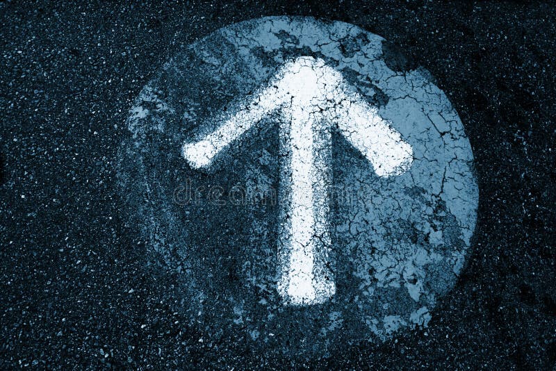 Arrow sign background stock image. Image of urban, painted - 2728843