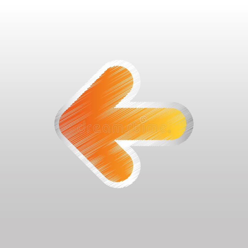 Arrow sign design stock illustration. Illustration of pointer - 72501447