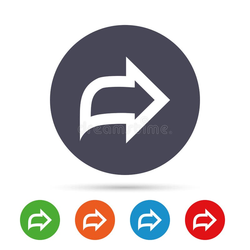 Arrow Sign Icon. Next Button. Navigation Symbol Stock Vector ...